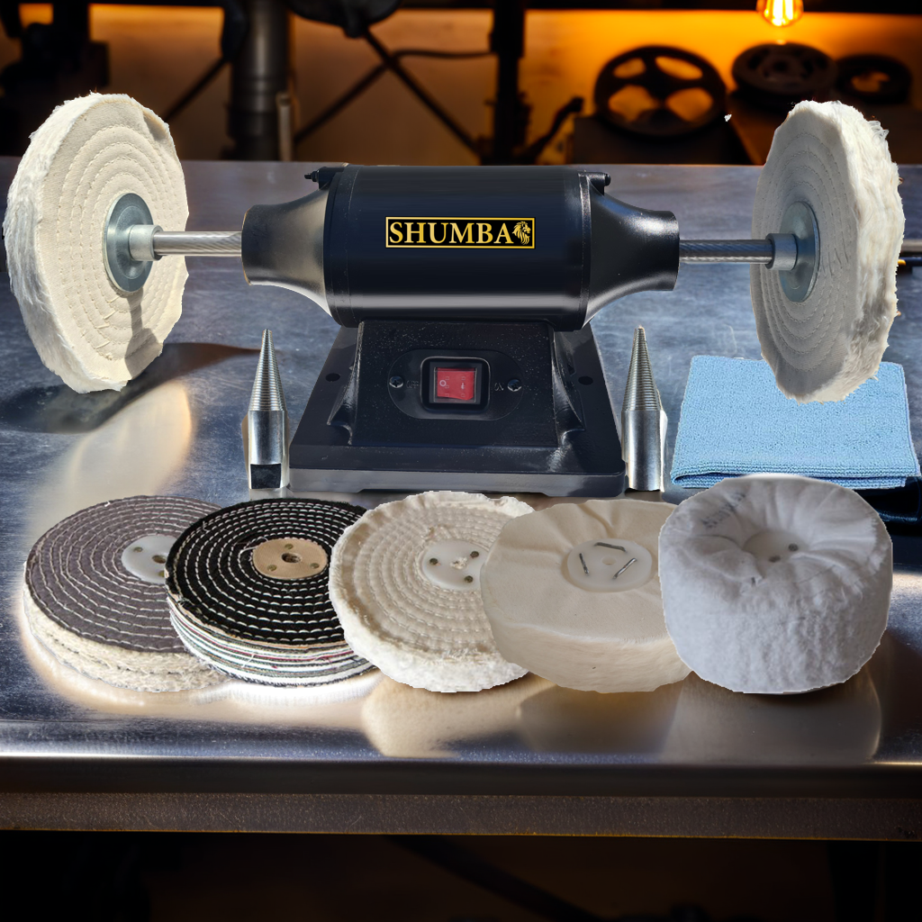 150mm 6 inch Polishing Kit Bench Polisher - Polishup