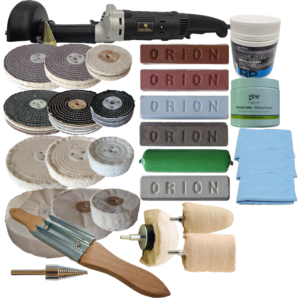 Multi Metal Comprehensive Polisher Grinder Drill Buffing Kit - Polishup