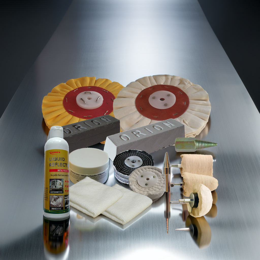 178mm Alloy and Stainless Steel Polishing Kit - Polishup