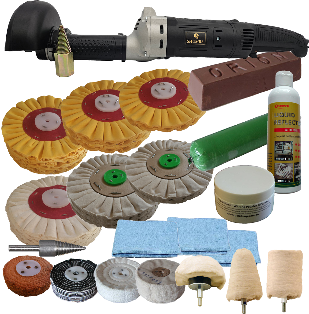Airflow Bullbar Wheel Tank Steel Polishing Kit 1-2-3 Section - Polishup