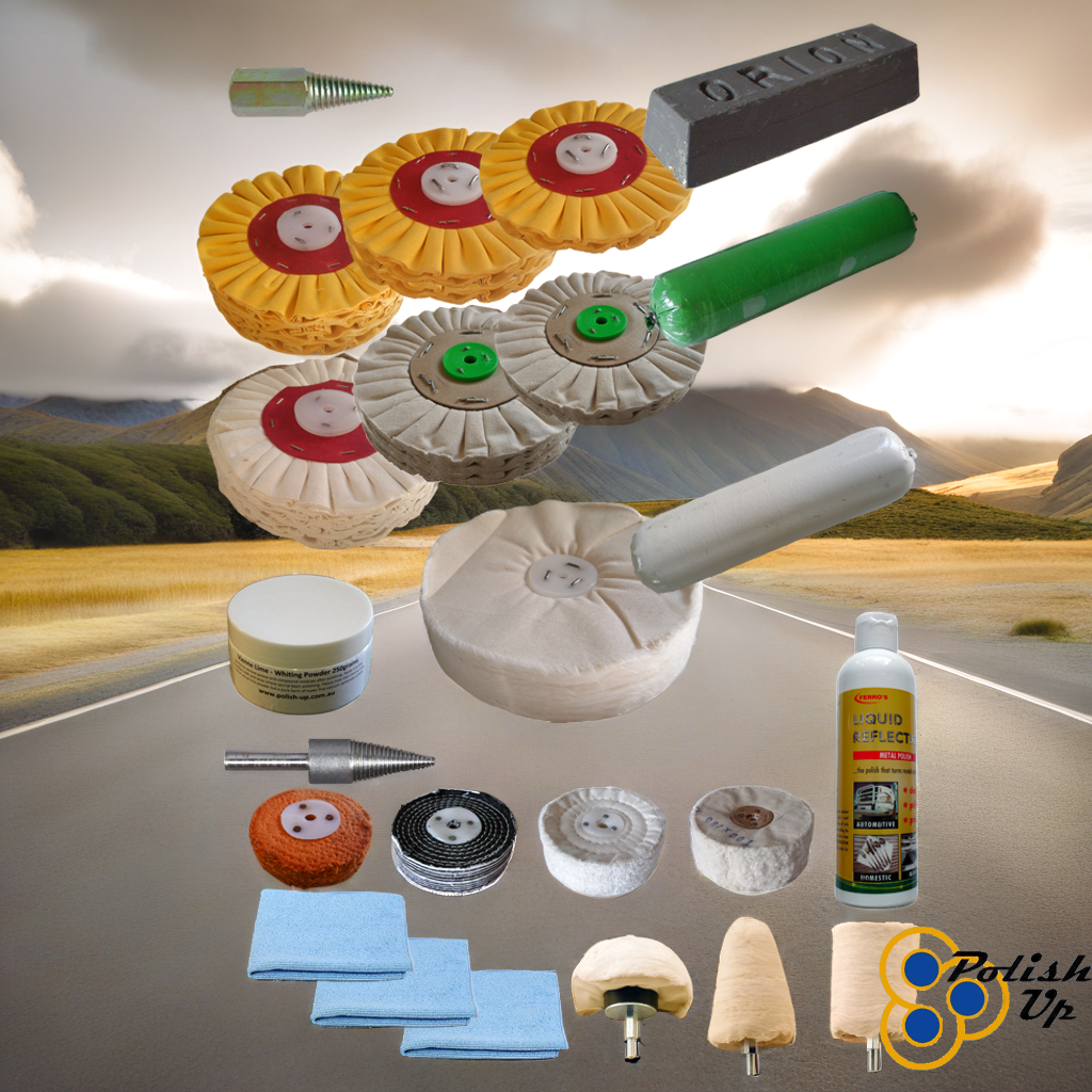 Truck Alloy And Stainless Steel Polishing Kit 1 2 3 Section - Polishup