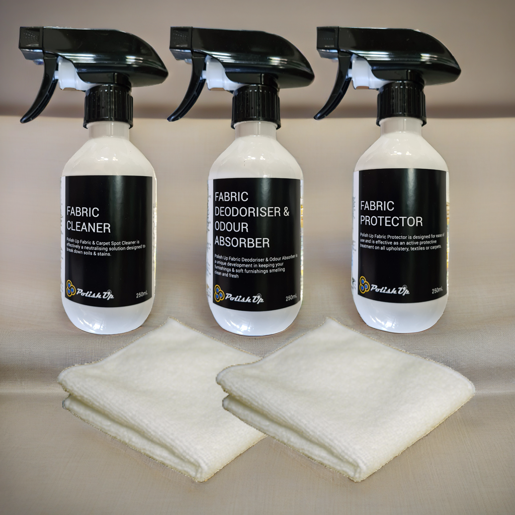 Fabric Care Kit With Cloths - Polishup