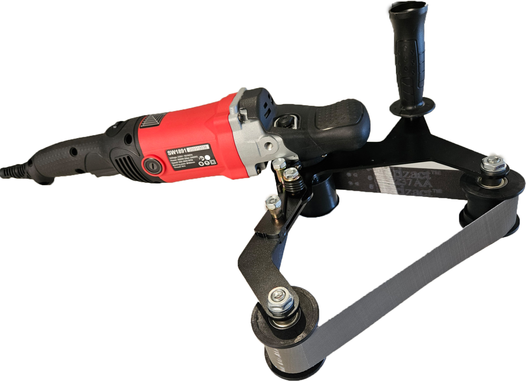 Pipe Tube Polisher Belt Sanding Polishing Kit Variable Speed - Polishup