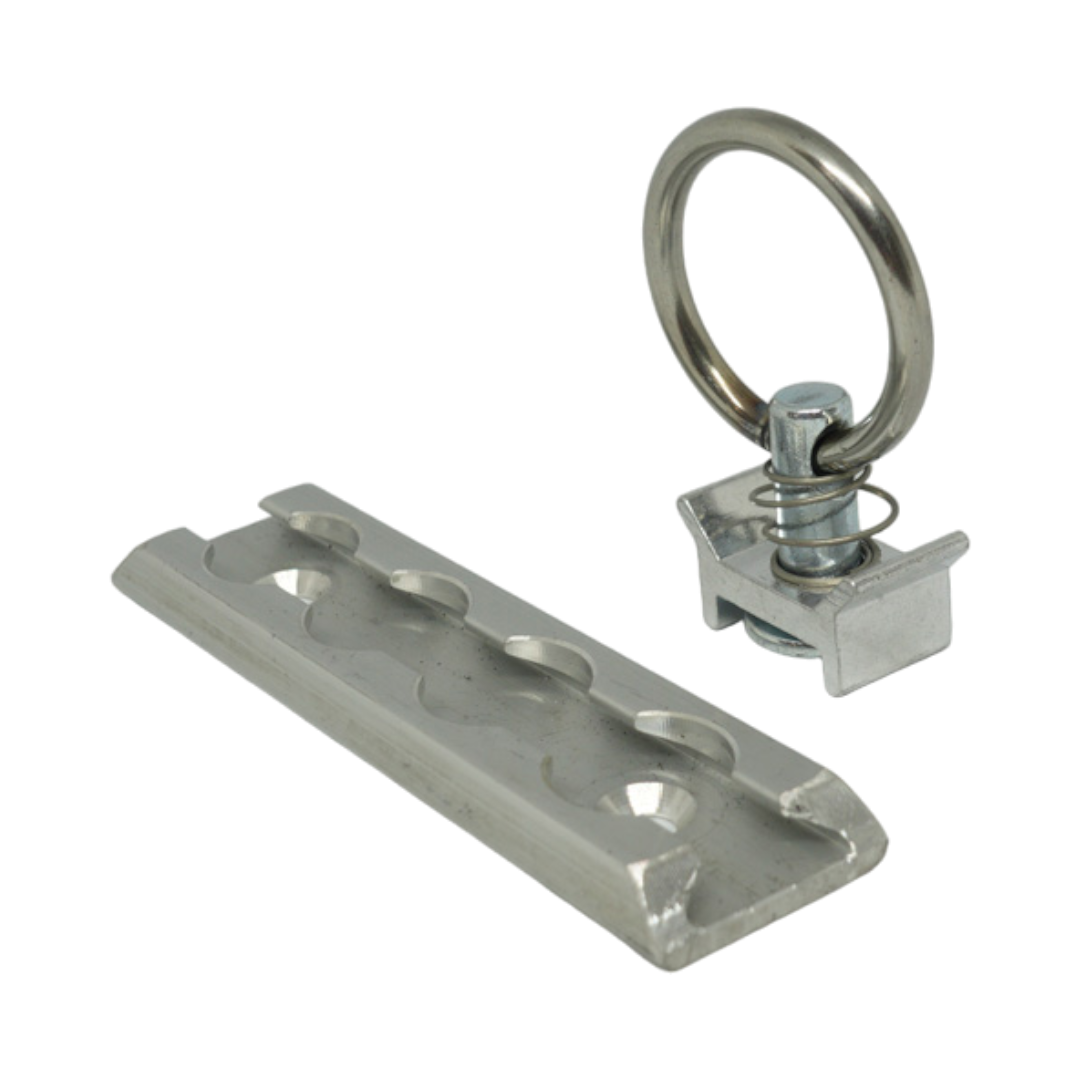 Cargo Anchor Track Kit Small, 2 x 120.5mm Tracks - Polishup