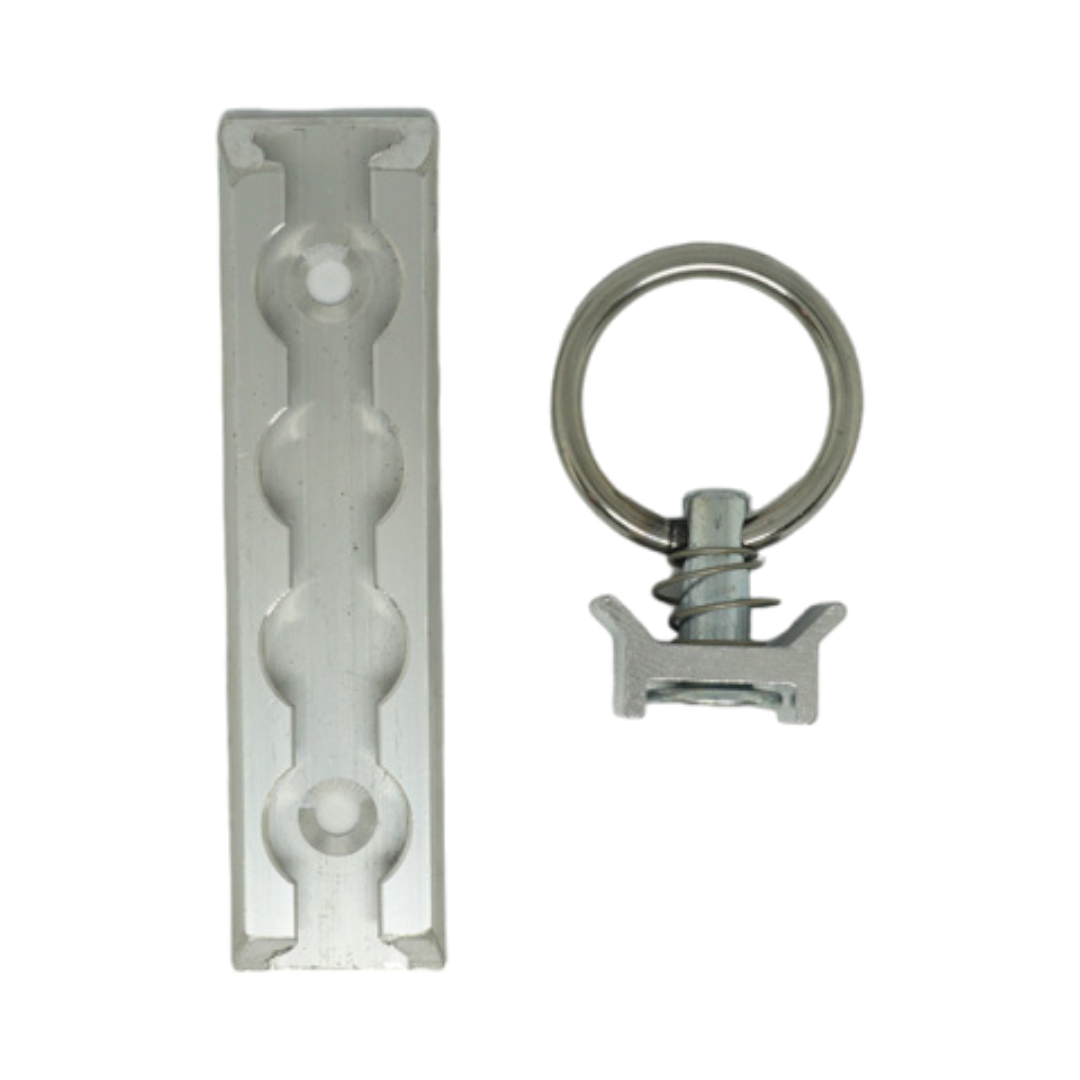 Cargo Anchor Track Kit Small, 2 x 120.5mm Tracks - Polishup