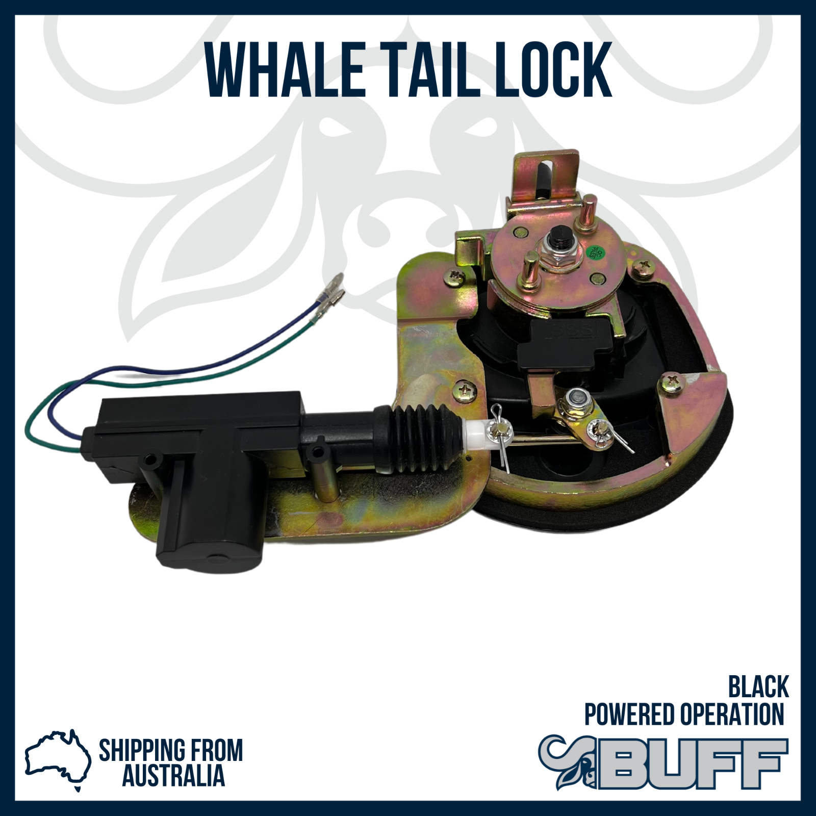 Chrome Whale Tail T Handle Compression Lock (Powered Operation) (2 Pack)