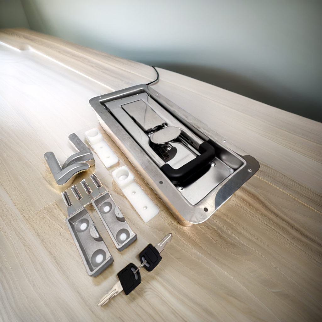 Cargo Cam Door Lock Kit - 340mm x 160mm - Polishup