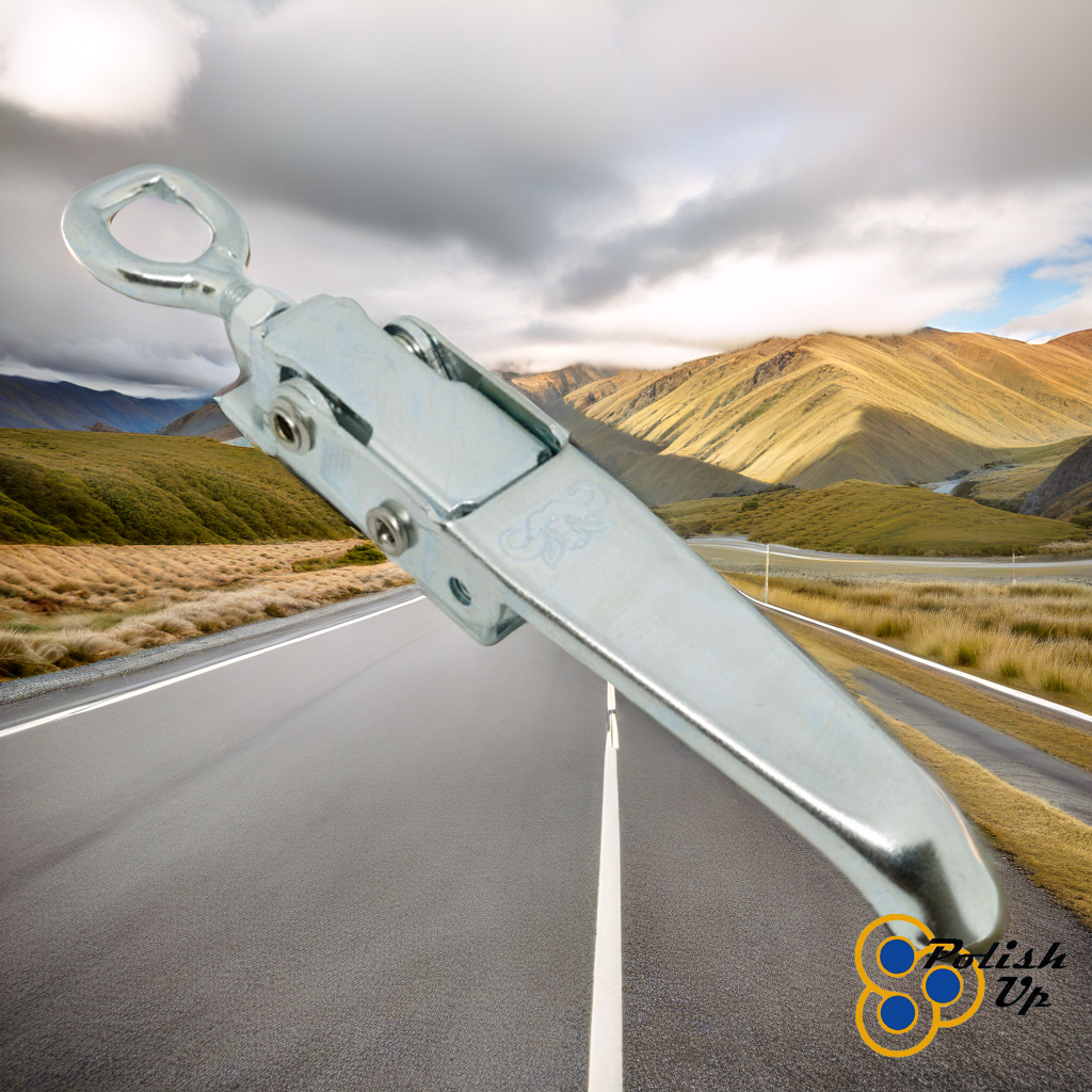 Medium Duty Over Center Latch & Catch, Zinc Plated (6 Pack) - Polishup