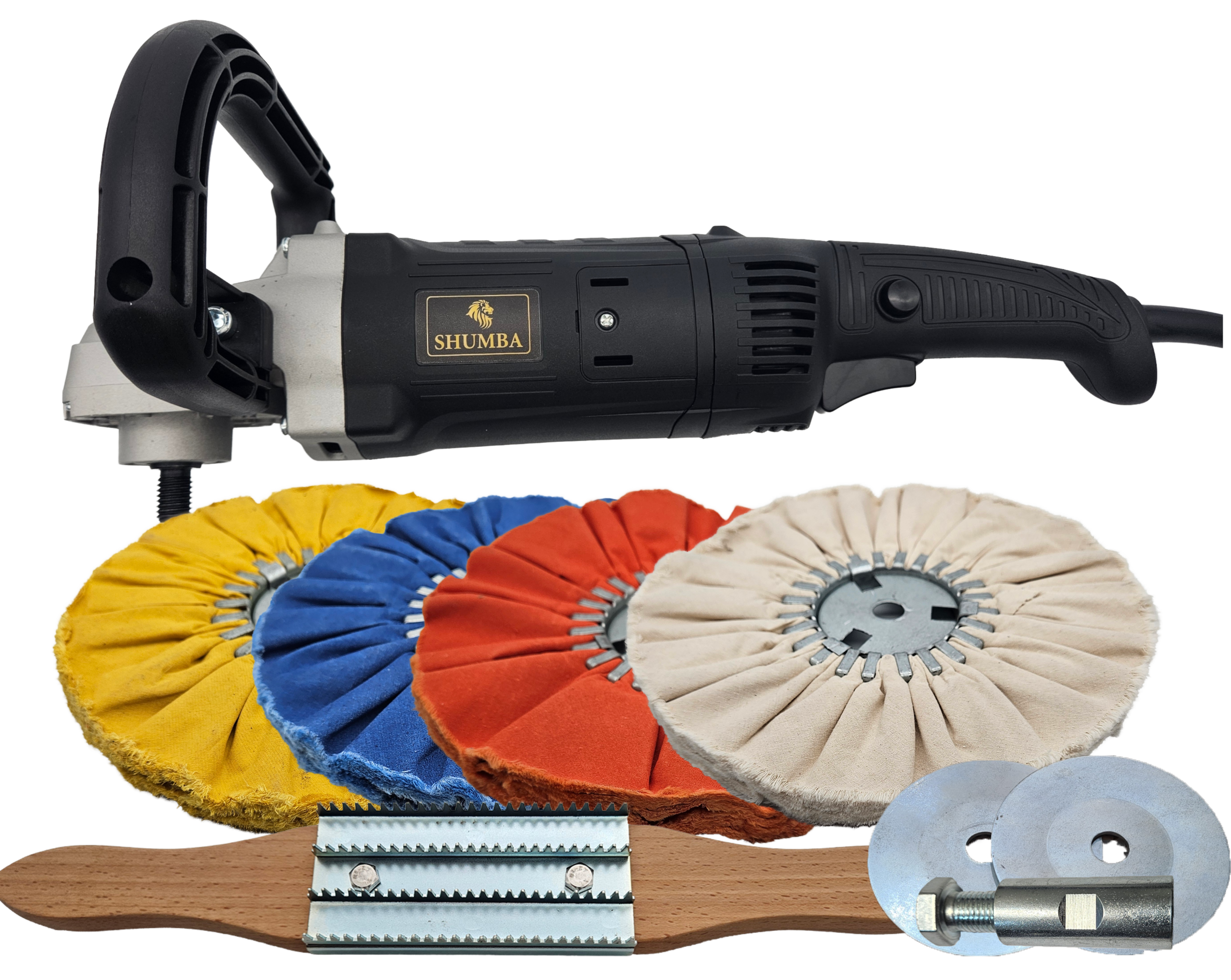 250mm Airflow Metal Polishing Kit & Polisher - Polishup