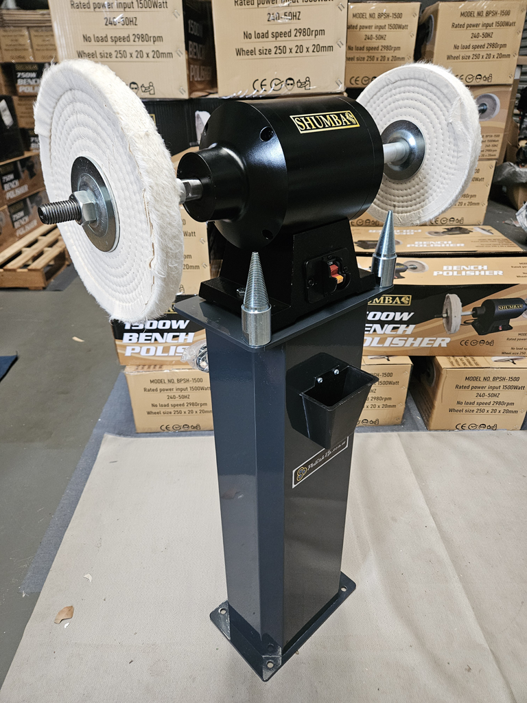 1500 Watt Bench Polisher With Pedestal - Polishup