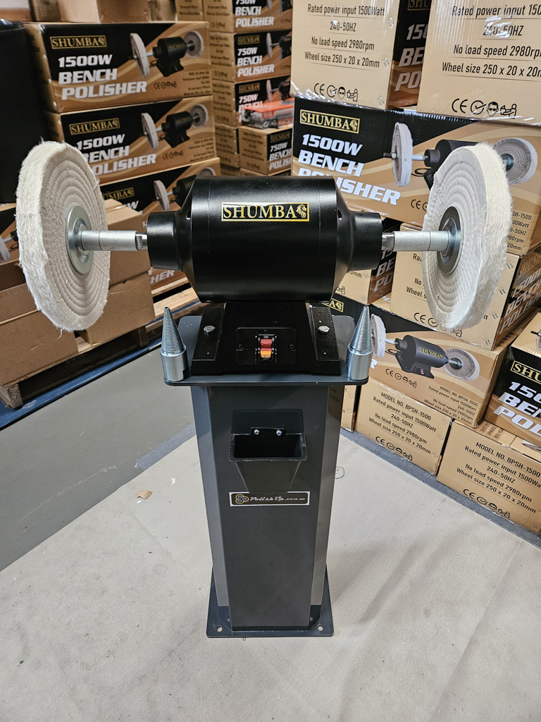 1500 Watt Bench Polisher With Pedestal - Polishup