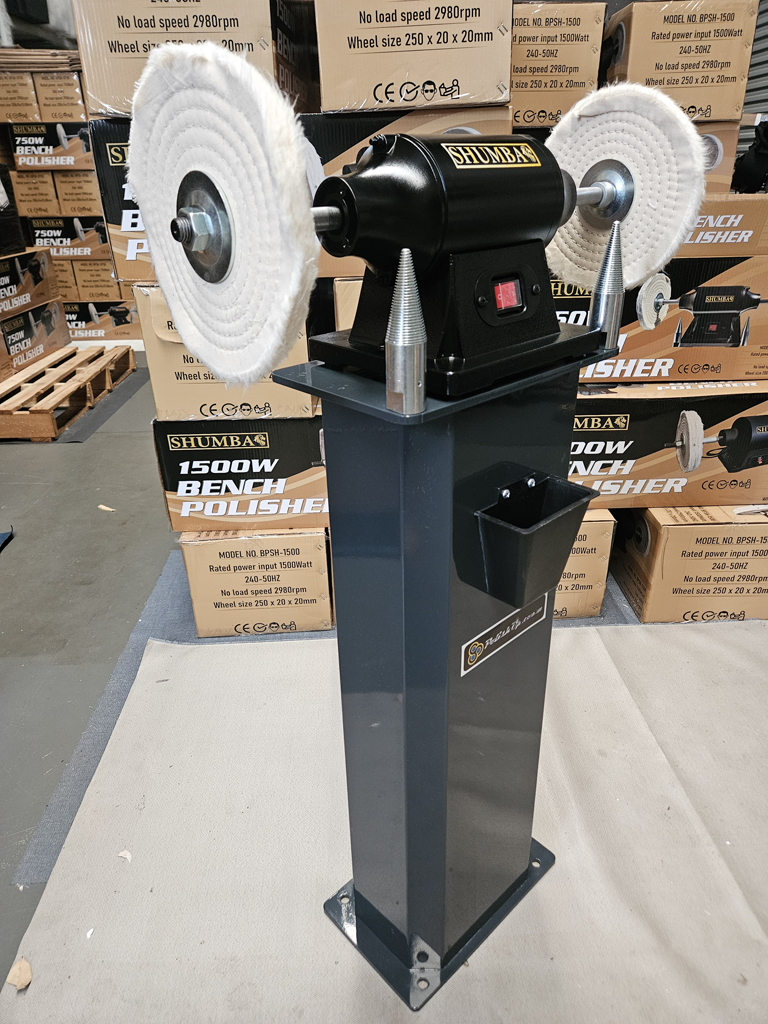 550 Watt Shumba Bench Polisher with Stand - Polishup