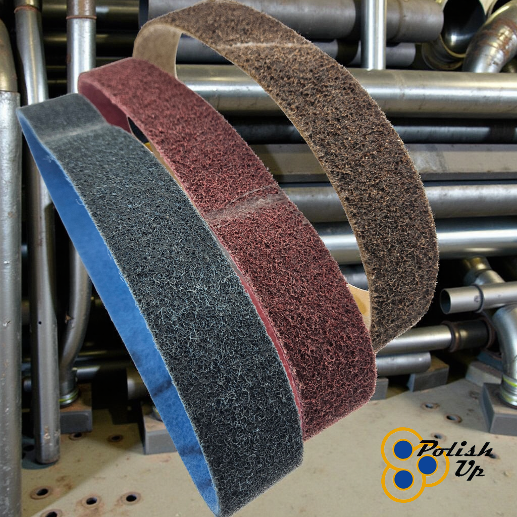 Course Medium Fine Scotch Brite Belts 40 X 760mm - Polishup