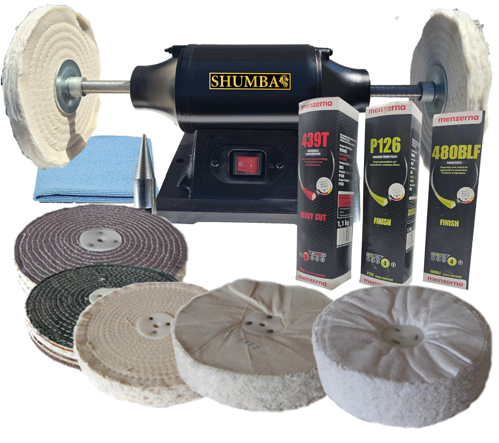 Bench Polisher With 8 inch Polishing Wheel Kit - Polishup