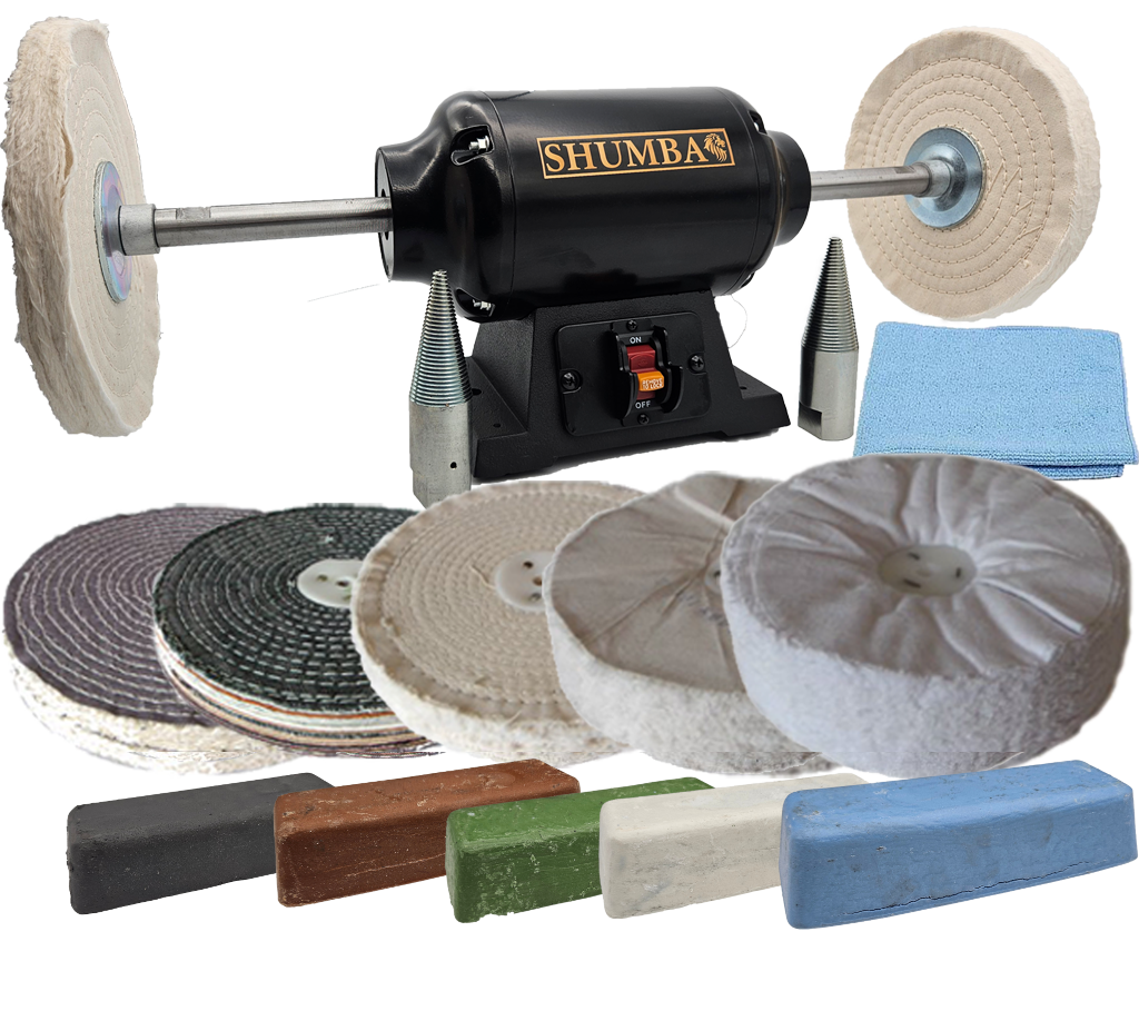 750 Watt Polisher 200mm Wheels Compound Kit - Polishup