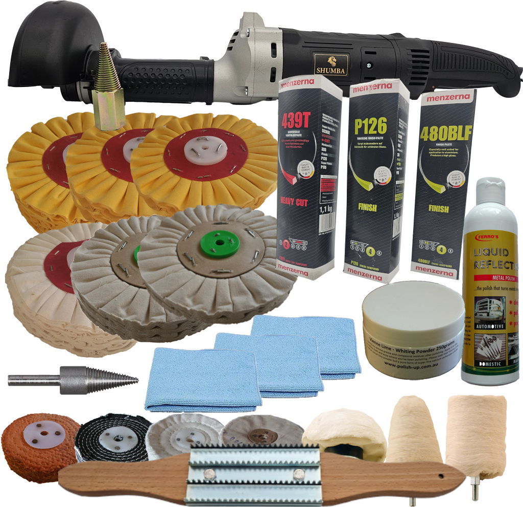Truck Alloy Polishing Kit Polisher With Menzerna Compounds - Polishup