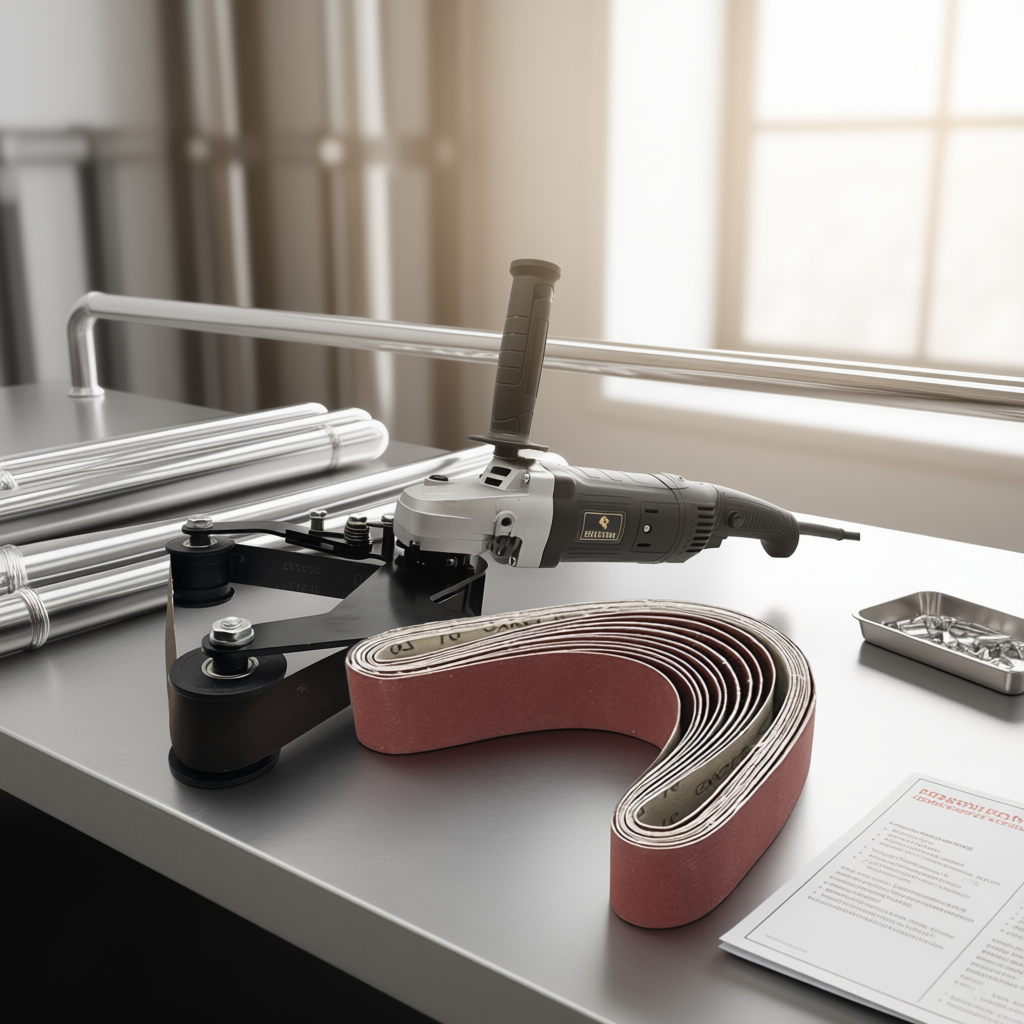 Pipe Tube Polisher With Aluminium Oxide Belts - Polishup